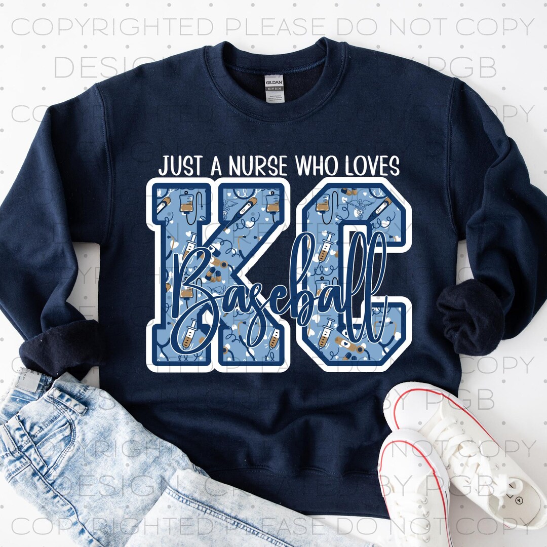 Kansas City Nurse Baseball PNG Design (digital Download) - Etsy