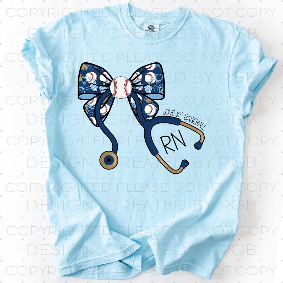 Nurse KC Baseball PNG Instant Download Digital Design Tshirt Baseball ...