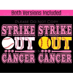 Breast Cancer Awareness Softball Baseball PNG Waterslide Instant Download Sublimation Digital ...
