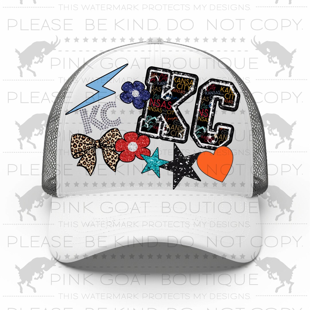 KC Sports Faux Hat Patch PNG Instant Download Sublimation Digital ...