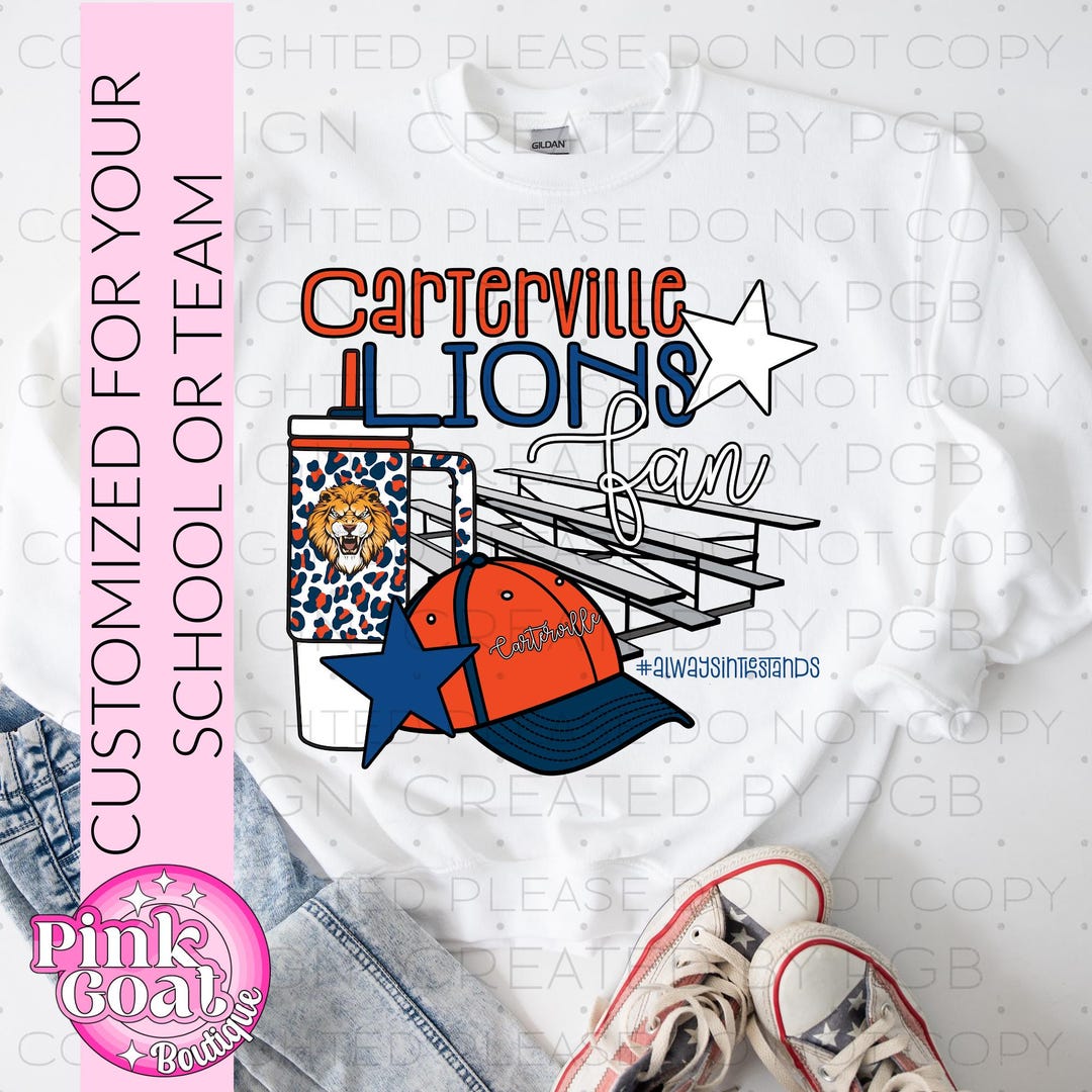 School Sports Fan PNG Image Instant Download Sublimation Digital Design ...