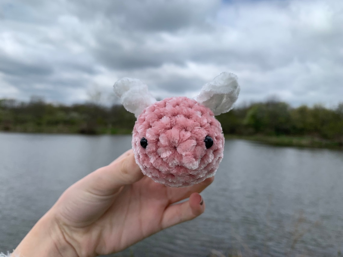 Fluffy Mini Bee Plush, Cute Mini Bee Plush, Crochet Bee, Bee Keychain ...