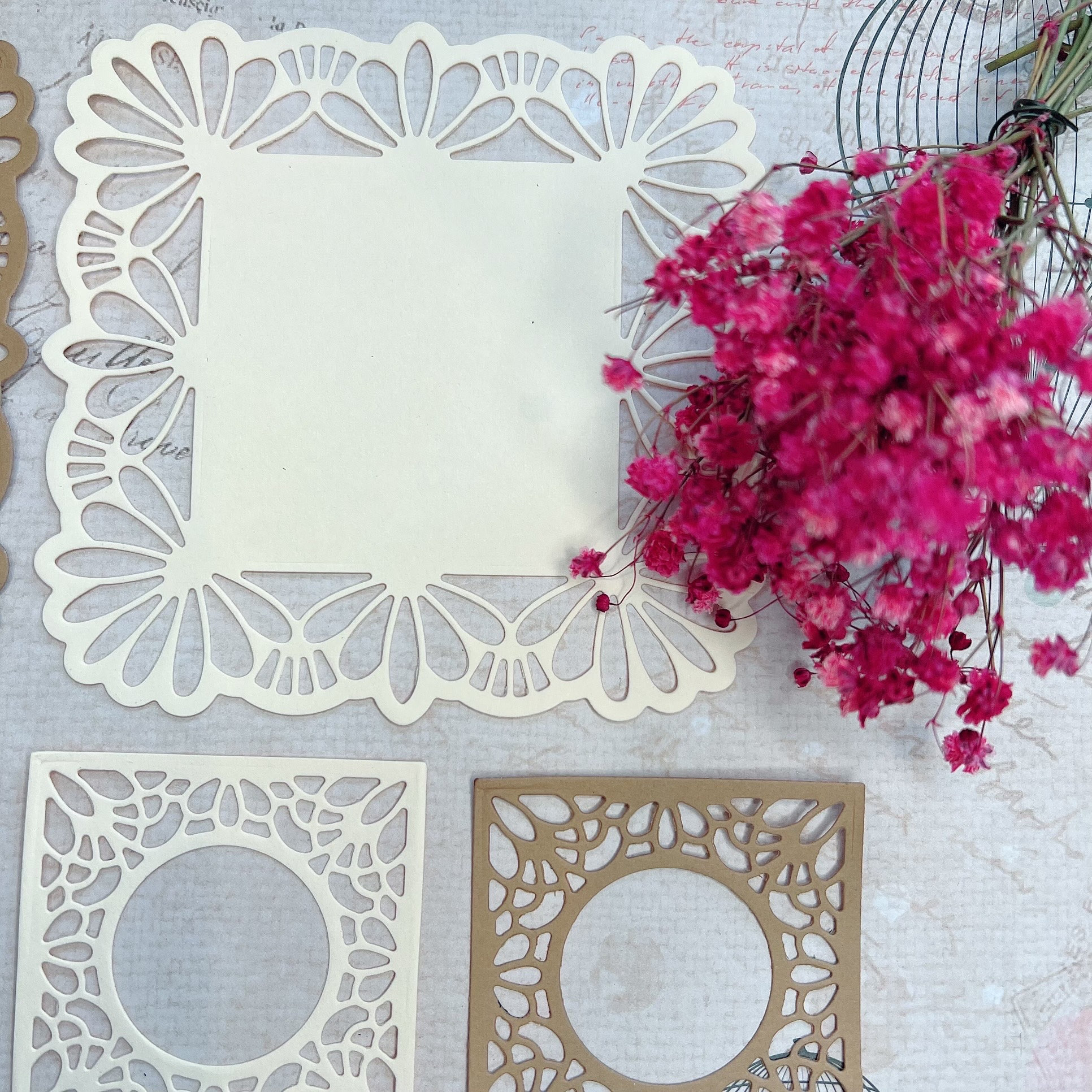 9 Vintage Paper Frames for Junk Journaling, Scrapbooking Frames, Paper ...