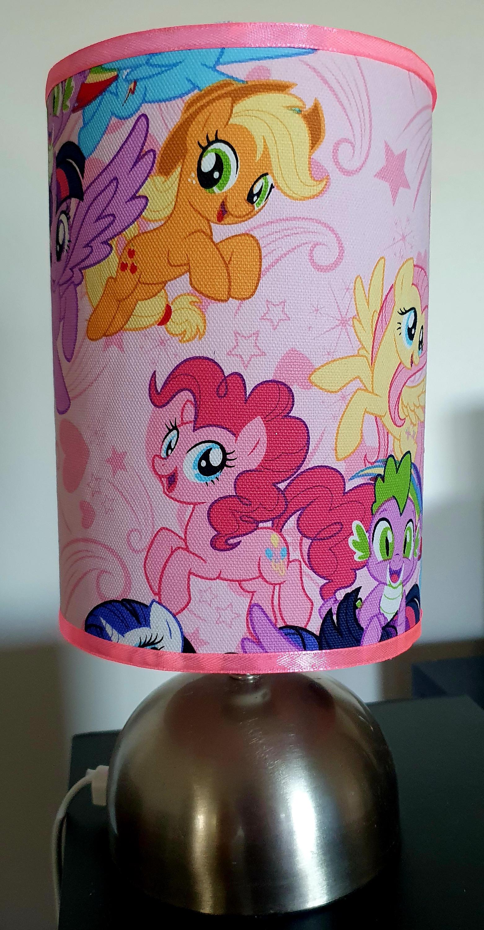 My Little Pony Touch Lamp Fabric Shade and Bulb Set - Etsy