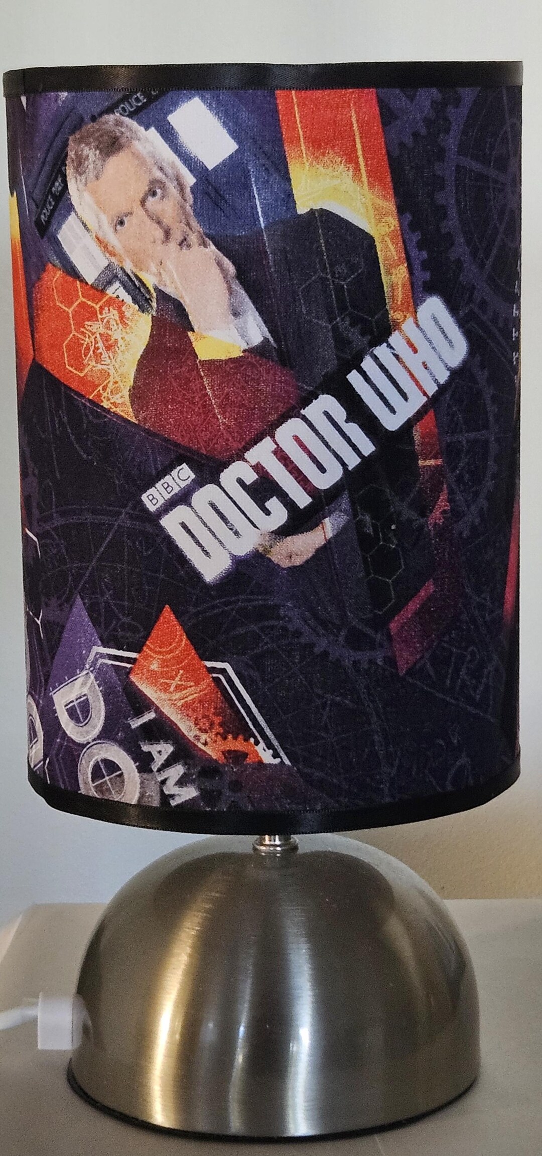 Dr Who Touch Lamp Fabric Shade and Bulb Set - Etsy