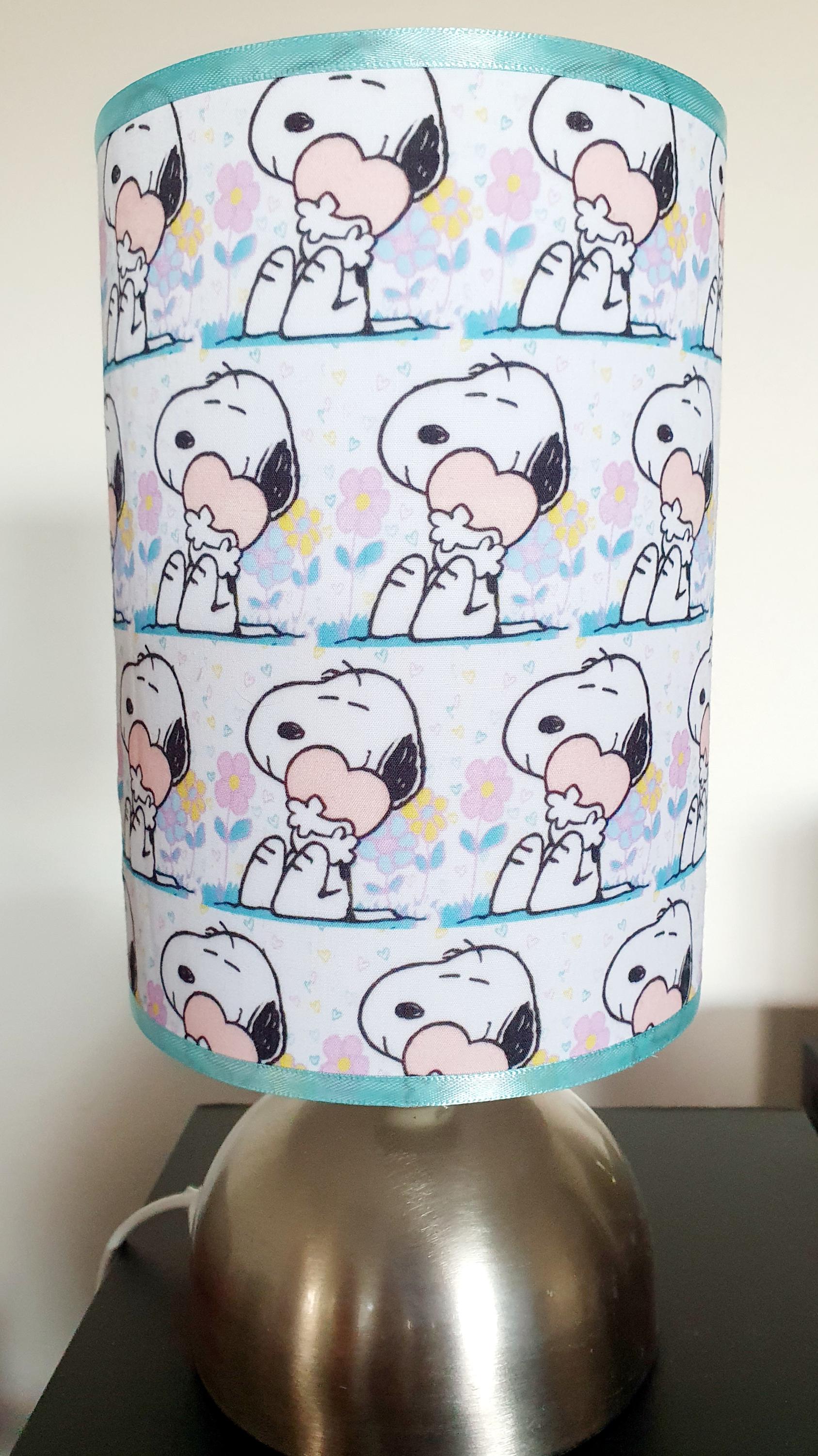 Snoopy Touch Lamp Fabric Shade and Bulb Set AU Plug - Etsy