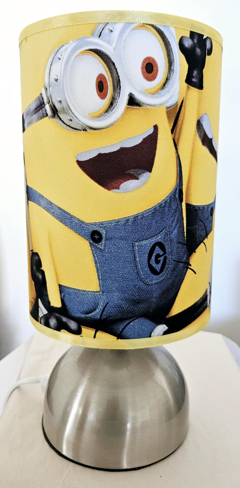 Minions Touch Lamp Fabric Shade and Bulb Set - Etsy