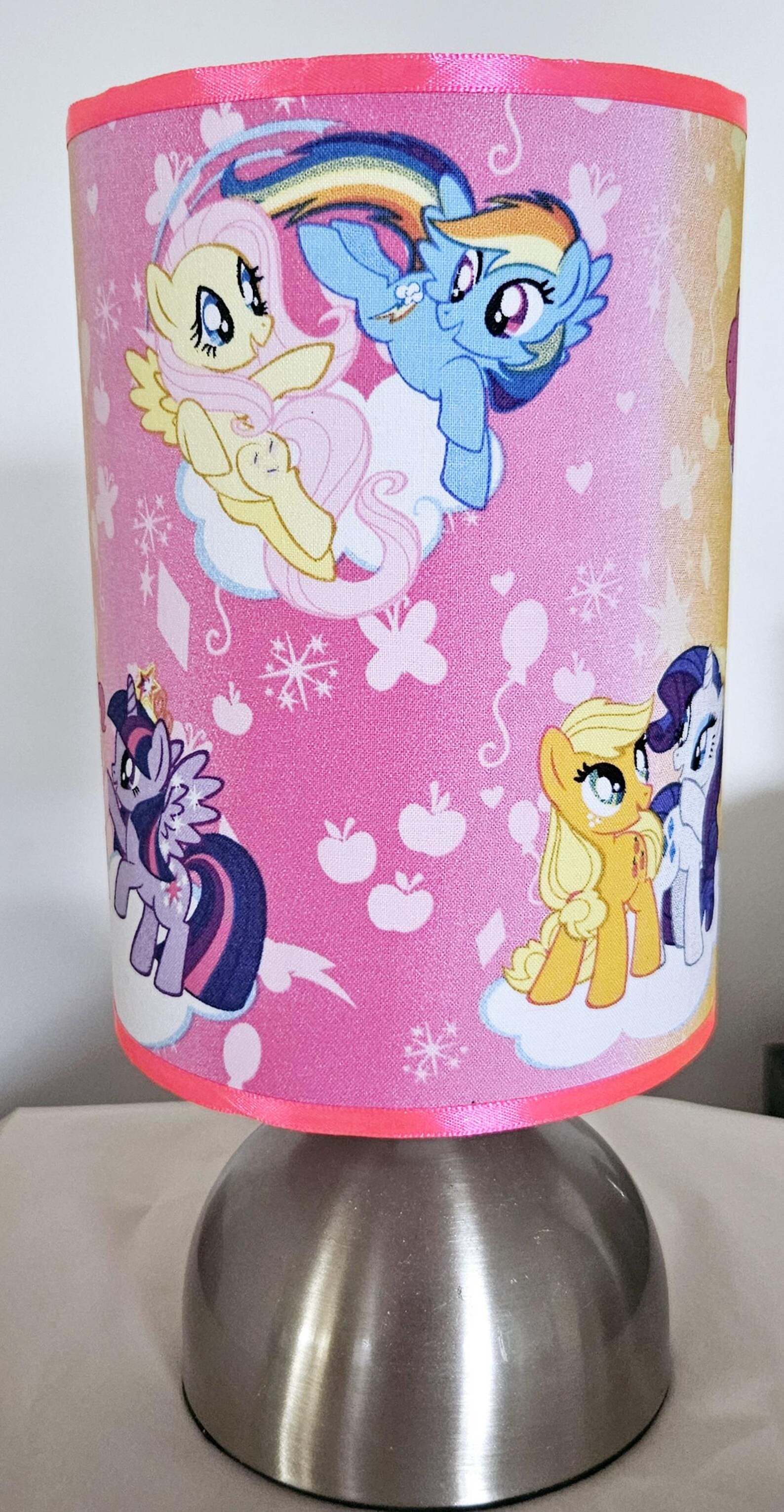 My Little Pony Touch Lamp Fabric Shade and Bulb Set - Etsy