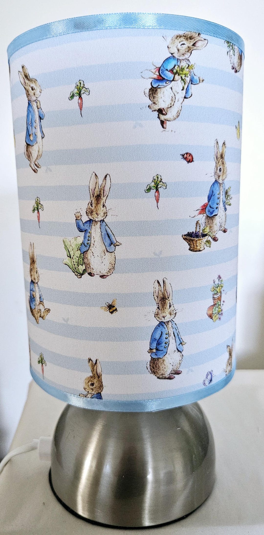 Peter Rabbit Touch Lamp Fabric Shade and Bulb Set - Etsy