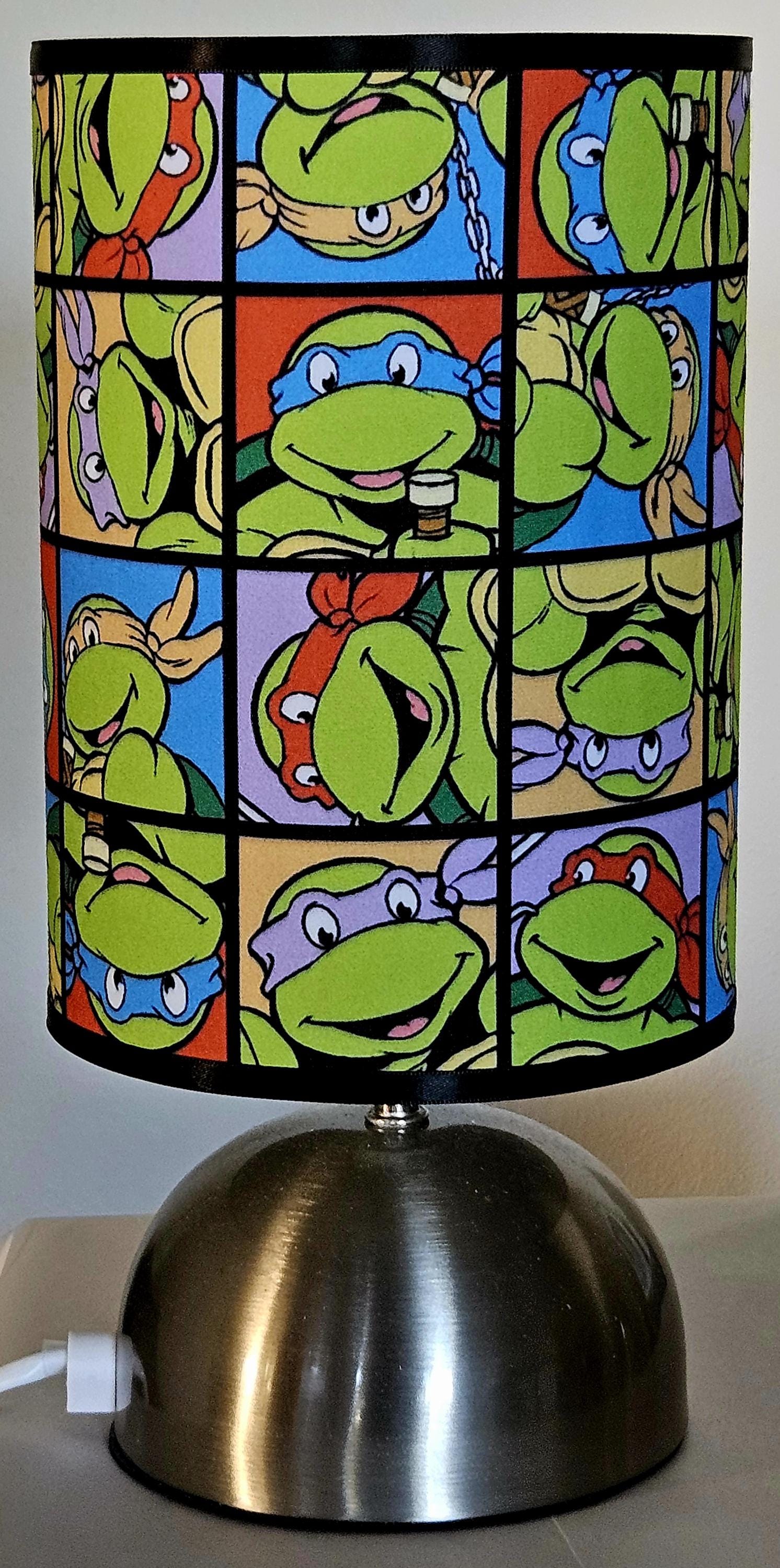Teenage Mutant Ninja Turtle Touch Lamp Fabric Shade and Bulb Set - Etsy