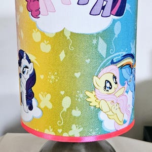 My Little Pony Touch Lamp Fabric Shade and Bulb Set - Etsy