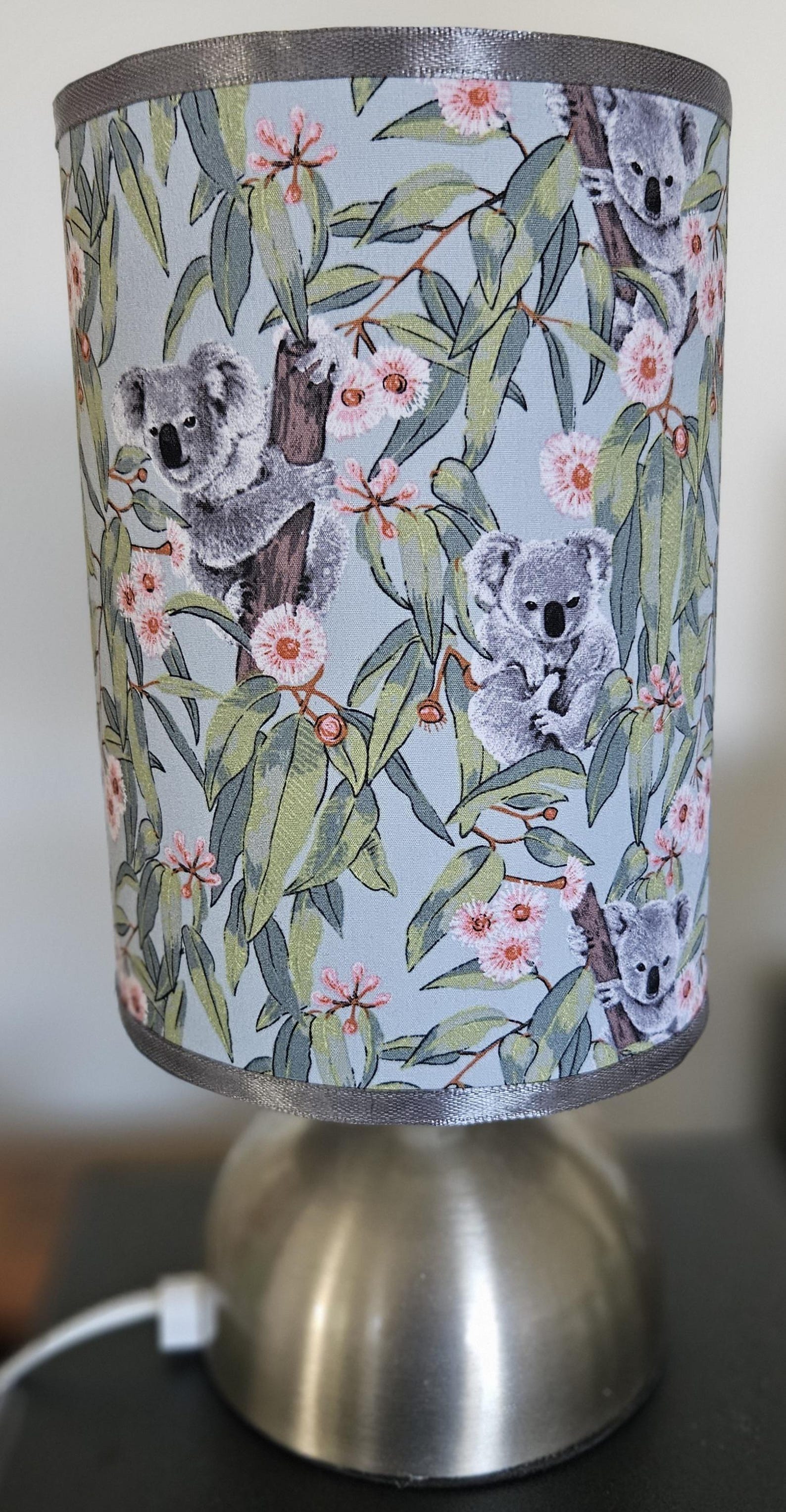 Koala Touch Lamp Fabric Shade and Bulb Set - Etsy