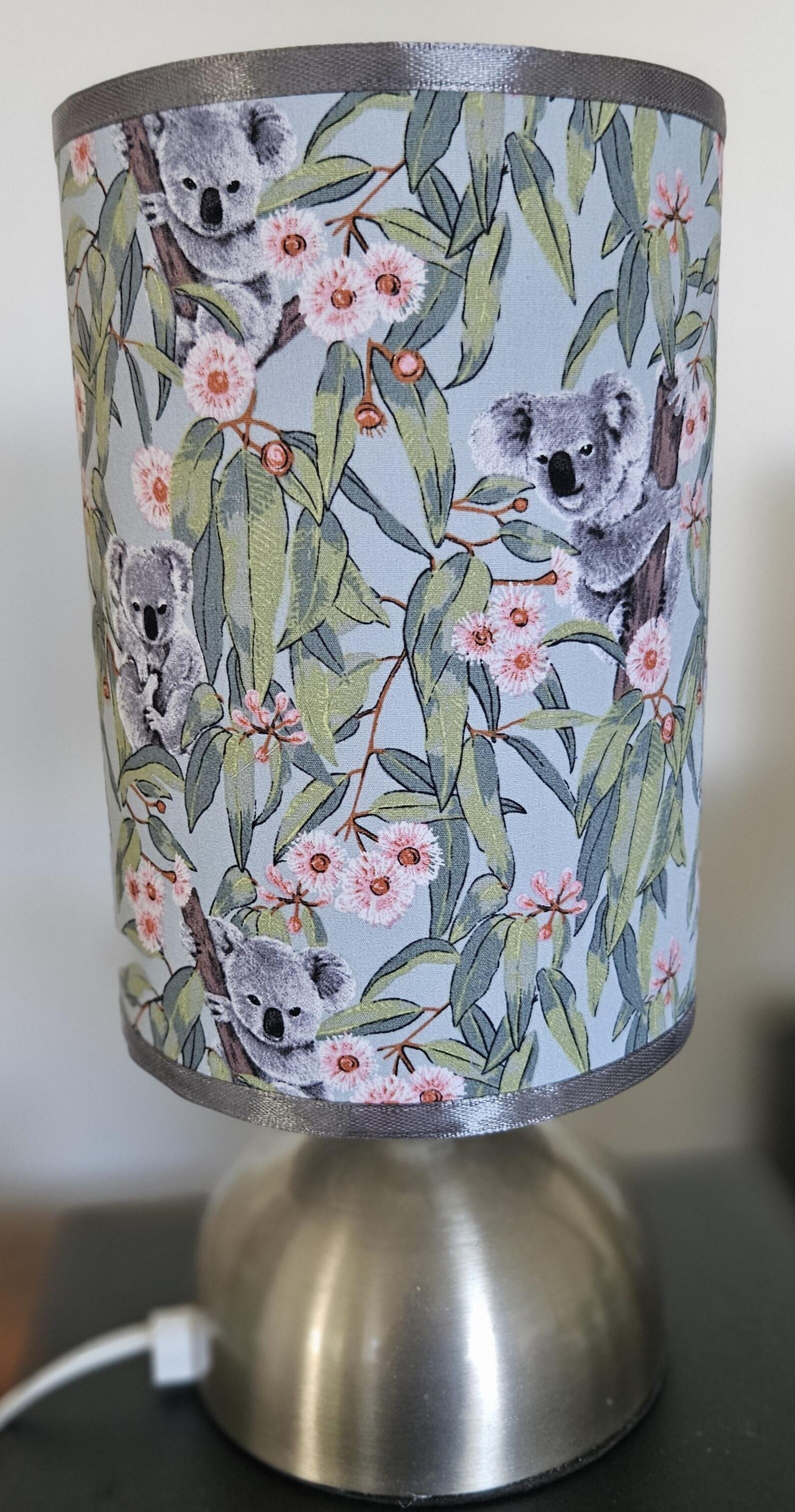 Koala Touch Lamp Fabric Shade and Bulb Set - Etsy
