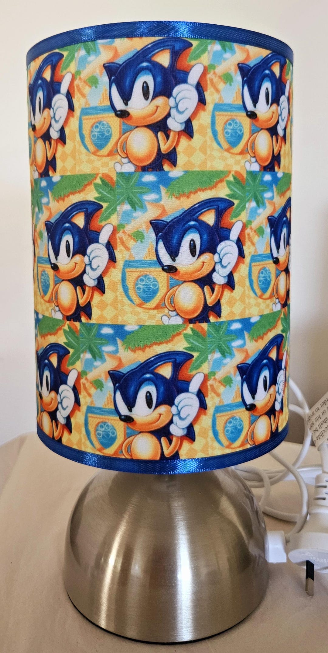 Sonic Touch Lamp Fabric Shade and Bulb Set - Etsy