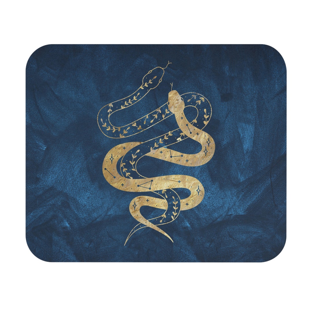 Mystical Snake Mouse Pad, Celestial Snake Mouse Pad, Celestial Office ...
