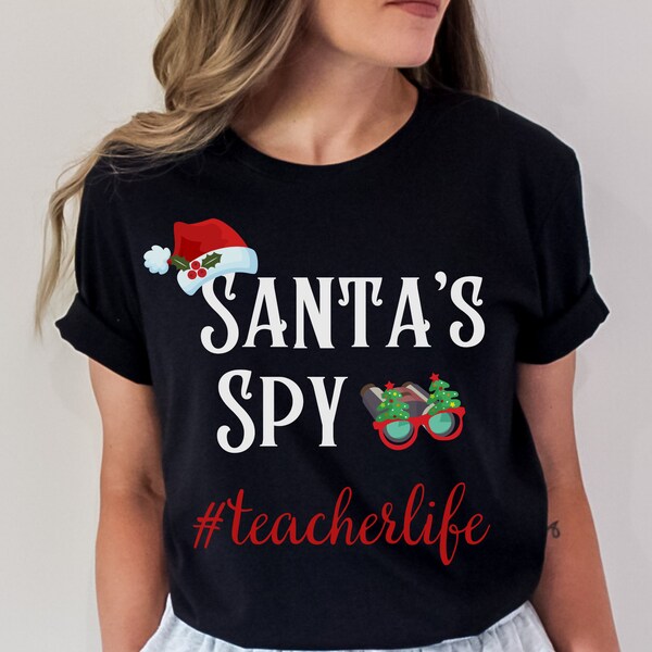 Santa Spy Shirt - Etsy