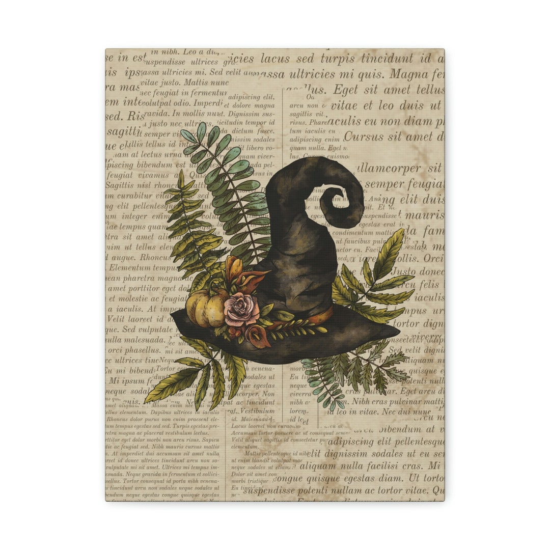 Botanical Witch Wall Decor, Cottagecore Wall Art, Botanical Wall Art ...