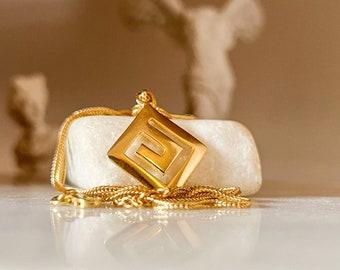 Meander Symbol Gold - Etsy