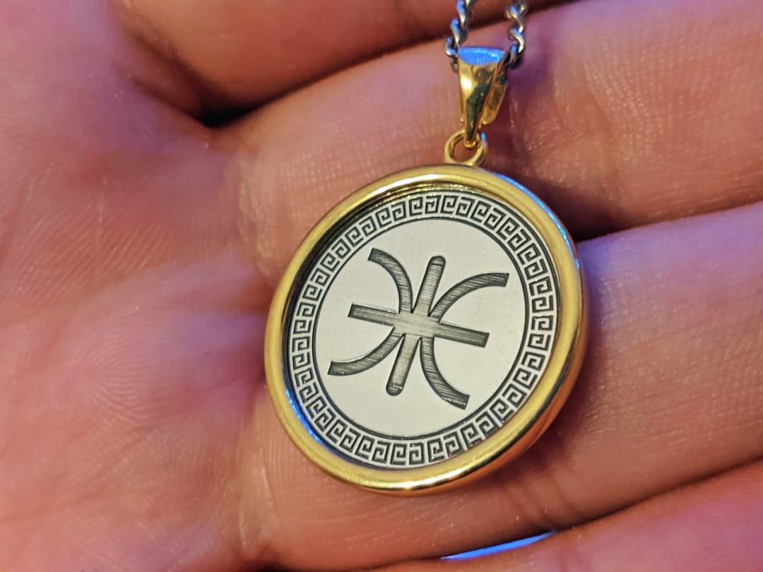 Delphic Epsilon . Ancient Greek Symbol . Handmade . Inspired by Ancient ...