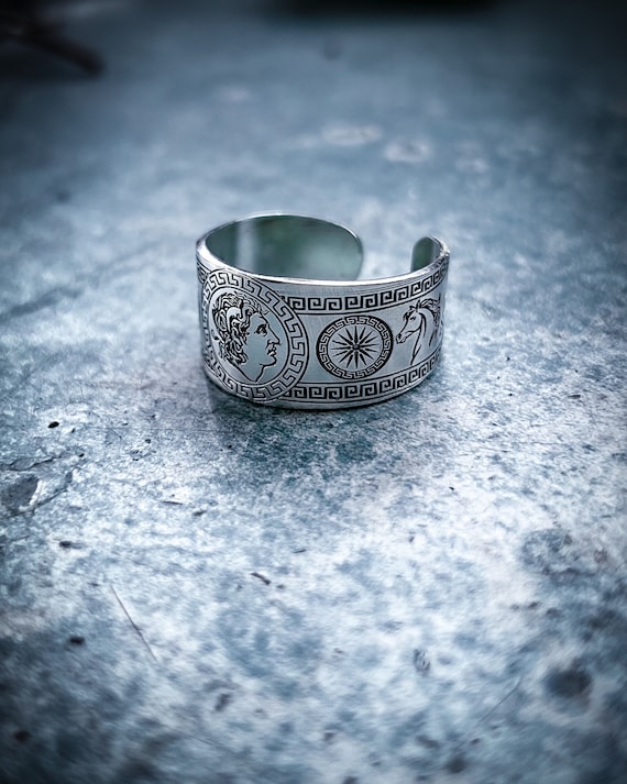 Alexander the Great Ring / Silver 925 / Adjustable One Sized / | Etsy