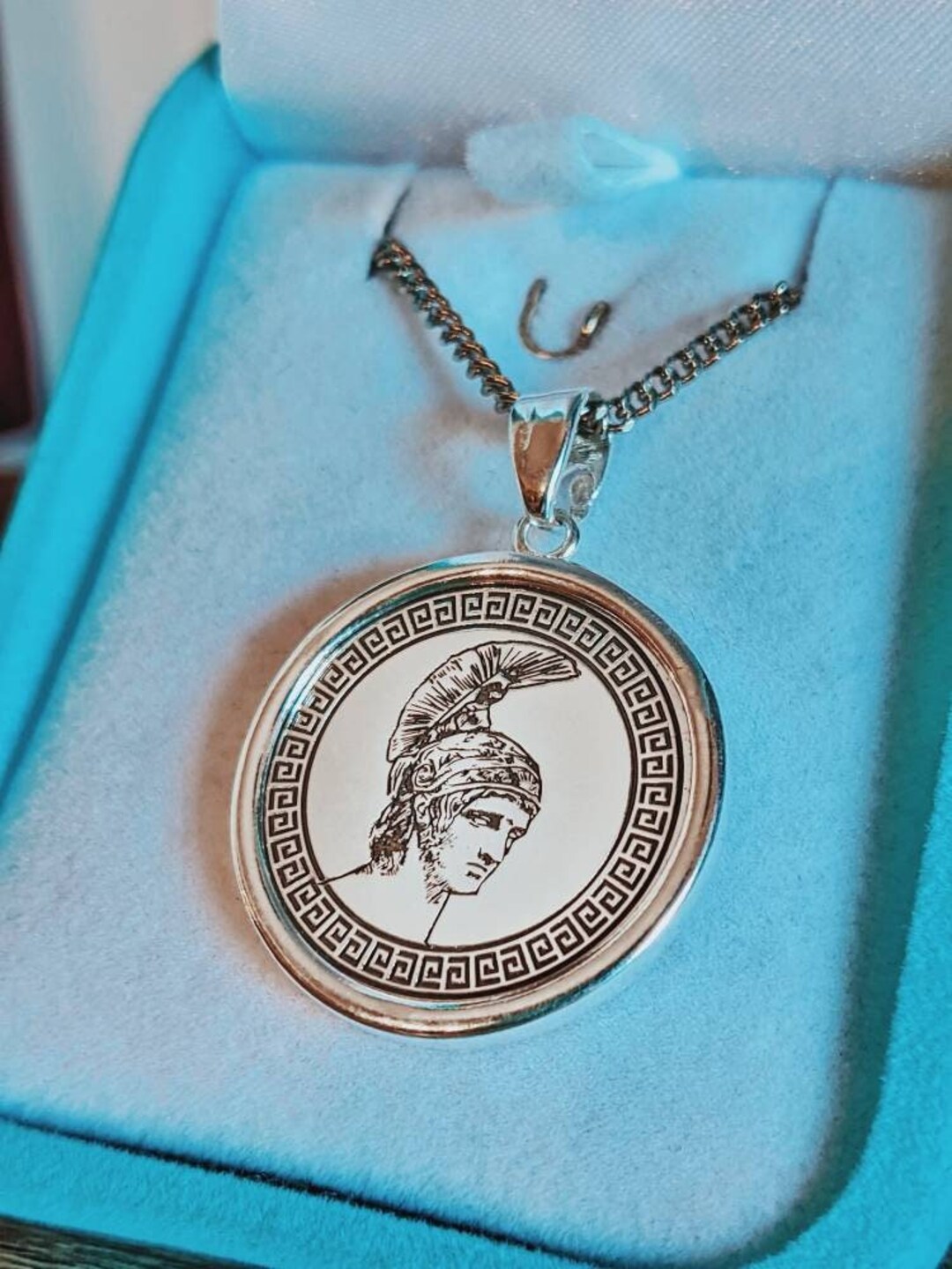Handmade Ares Pendant: Sterling Silver Greek God of War Jewelry - Etsy