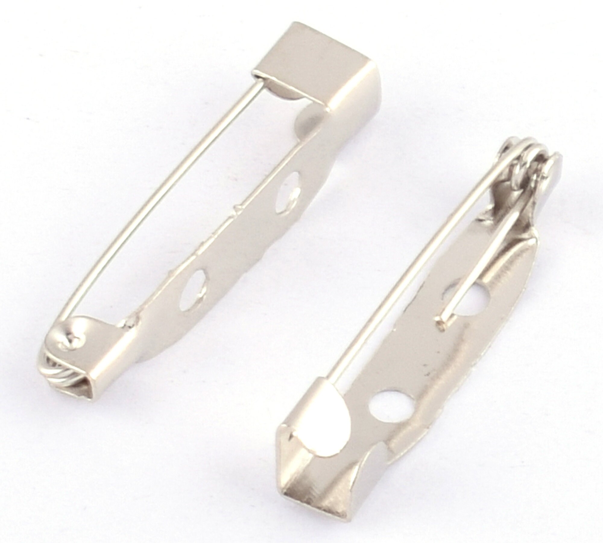 20pcs 25mm Brooch Pin Back Base Safety Locks Silver Safety - Etsy España