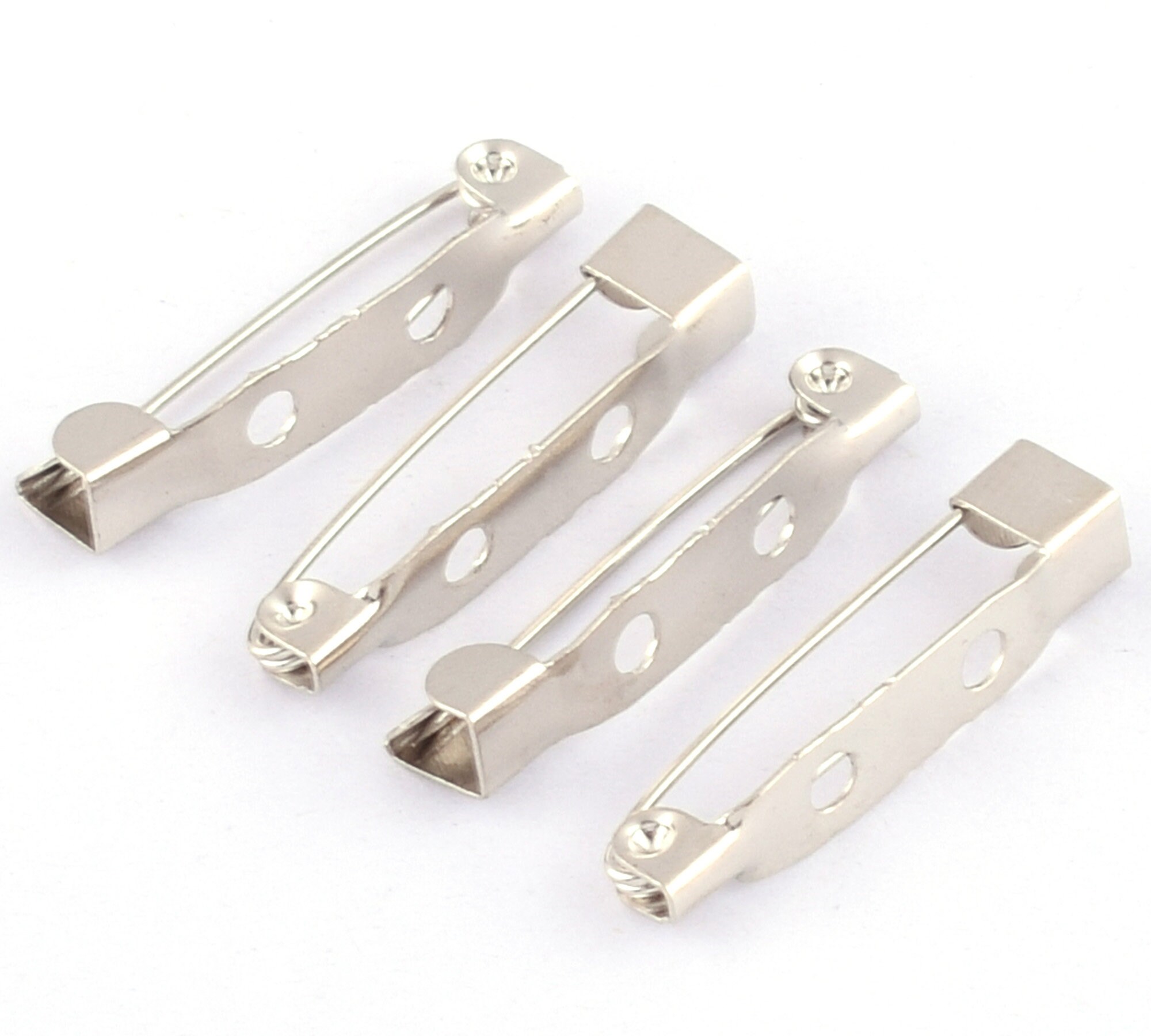 20pcs 25mm Brooch Pin Back Base Safety Locks Silver Safety - Etsy España