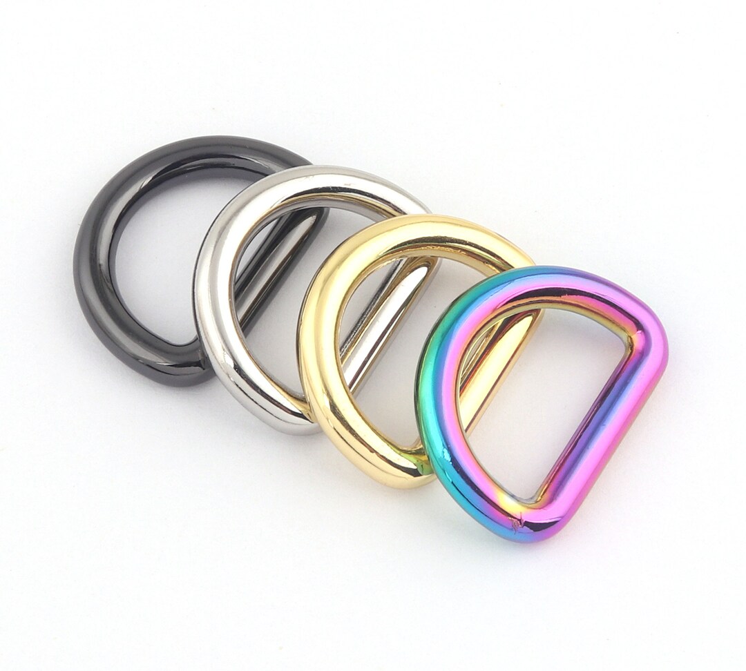 20mm Metal D Rings Metal Loops Round Formed Strap Buckle - Etsy