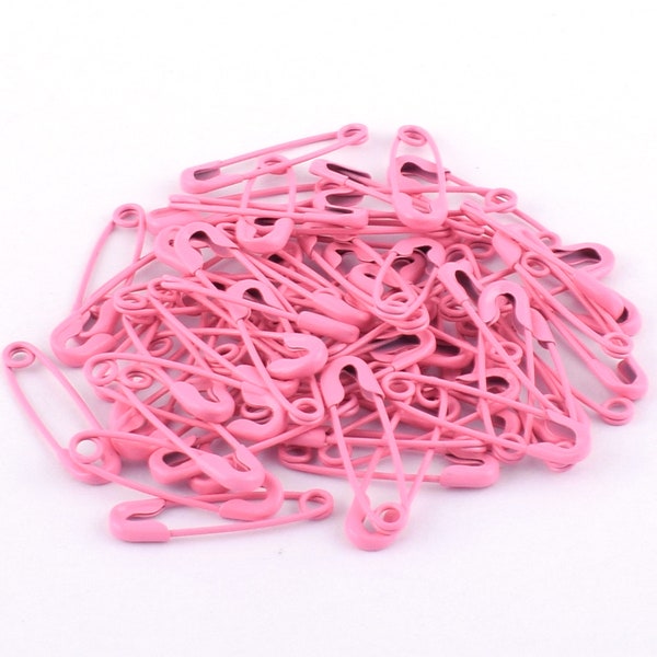 Pink Safety Pins - Etsy
