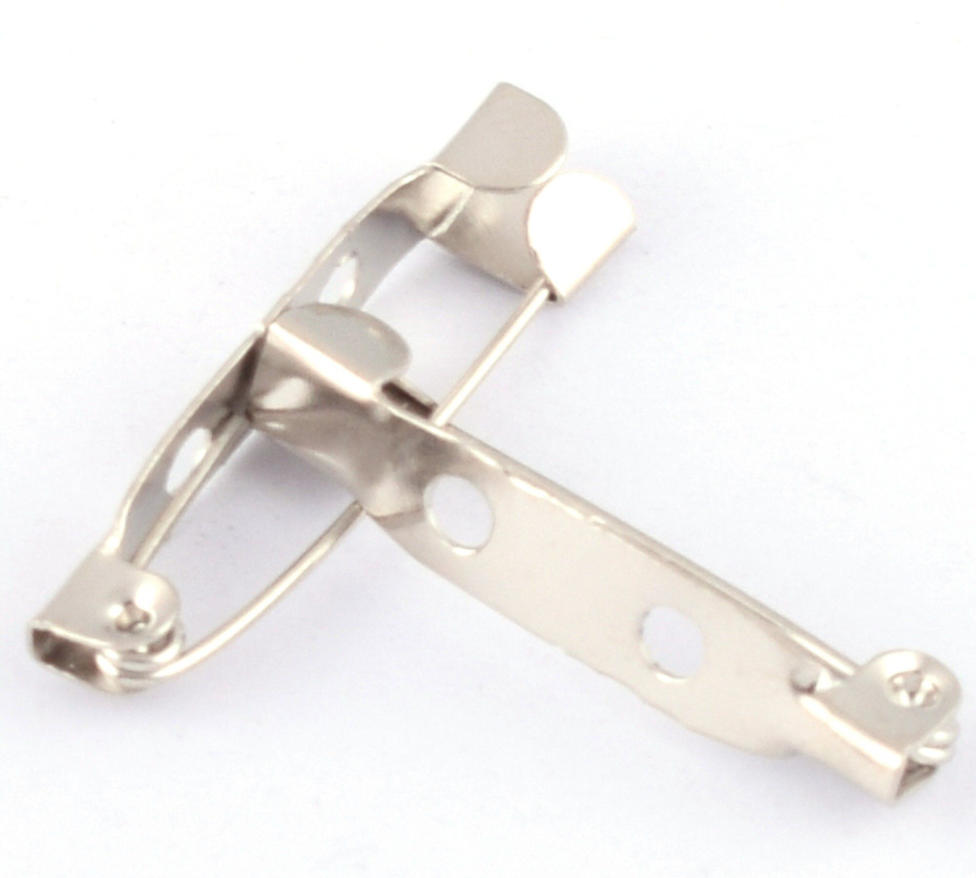 20pcs 25mm Brooch Pin Back Base Safety Locks Silver Safety | Etsy