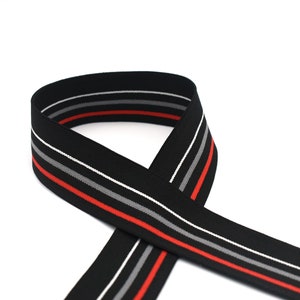 38mm Elastic Band Striped Webbing Elastic Webbing - Etsy