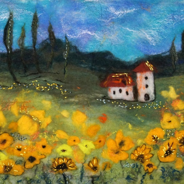 Felt Landscape - Etsy