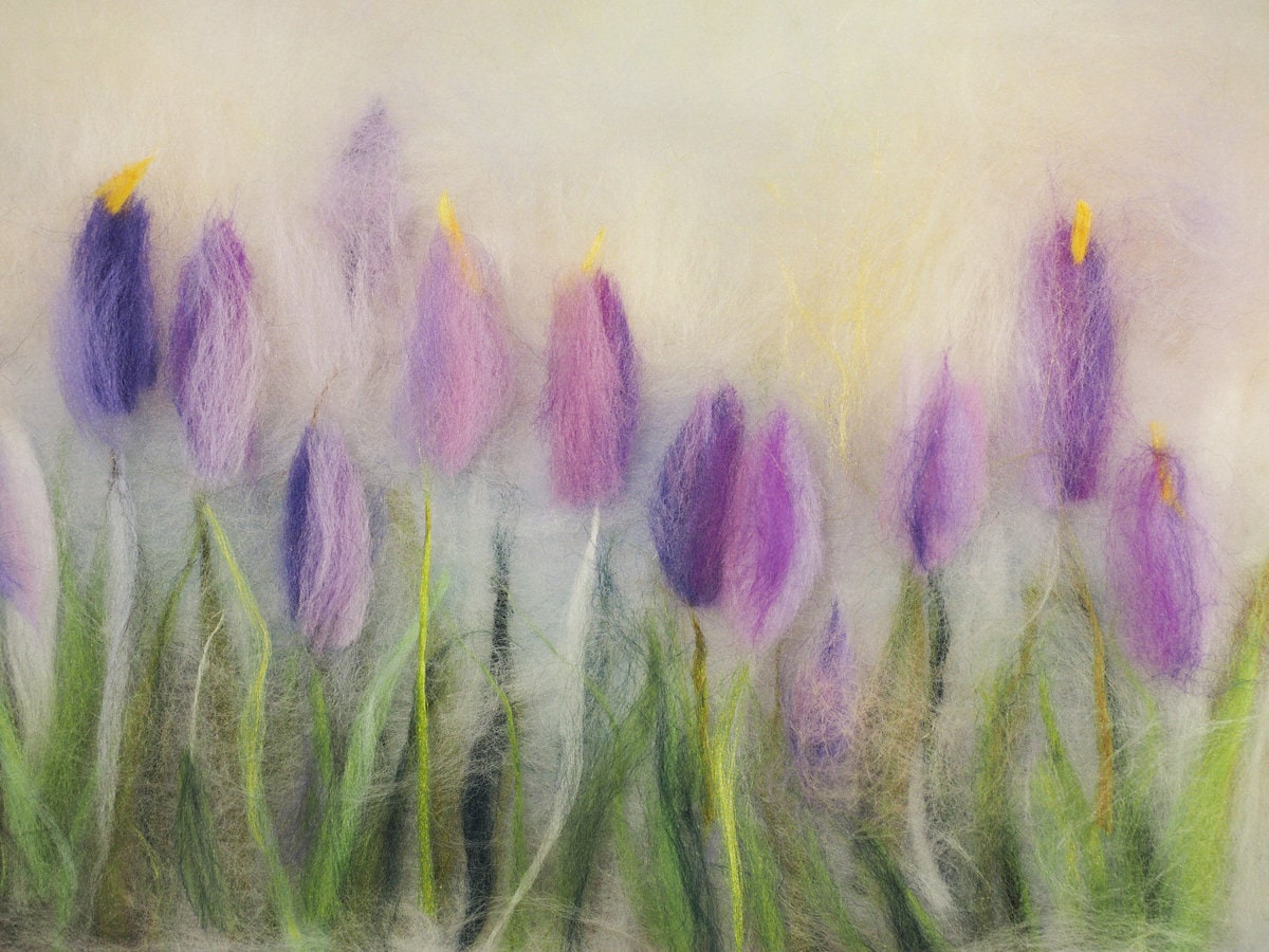 Wool Painting, Wall Art, Handmade Wool Art, Original Felted Painting ...