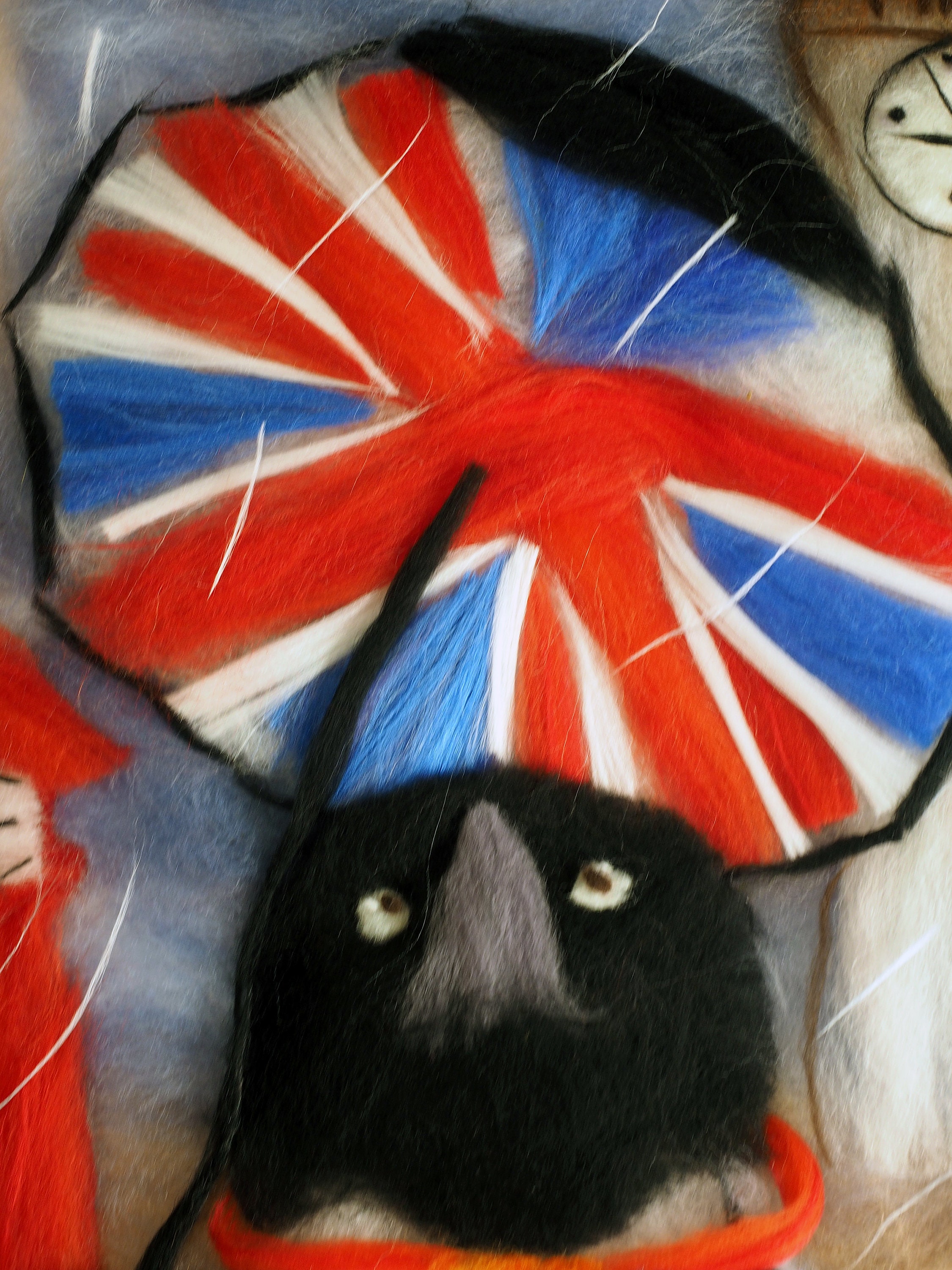 Wool Paintingwoolpictures Wool Art Original Felted - Etsy