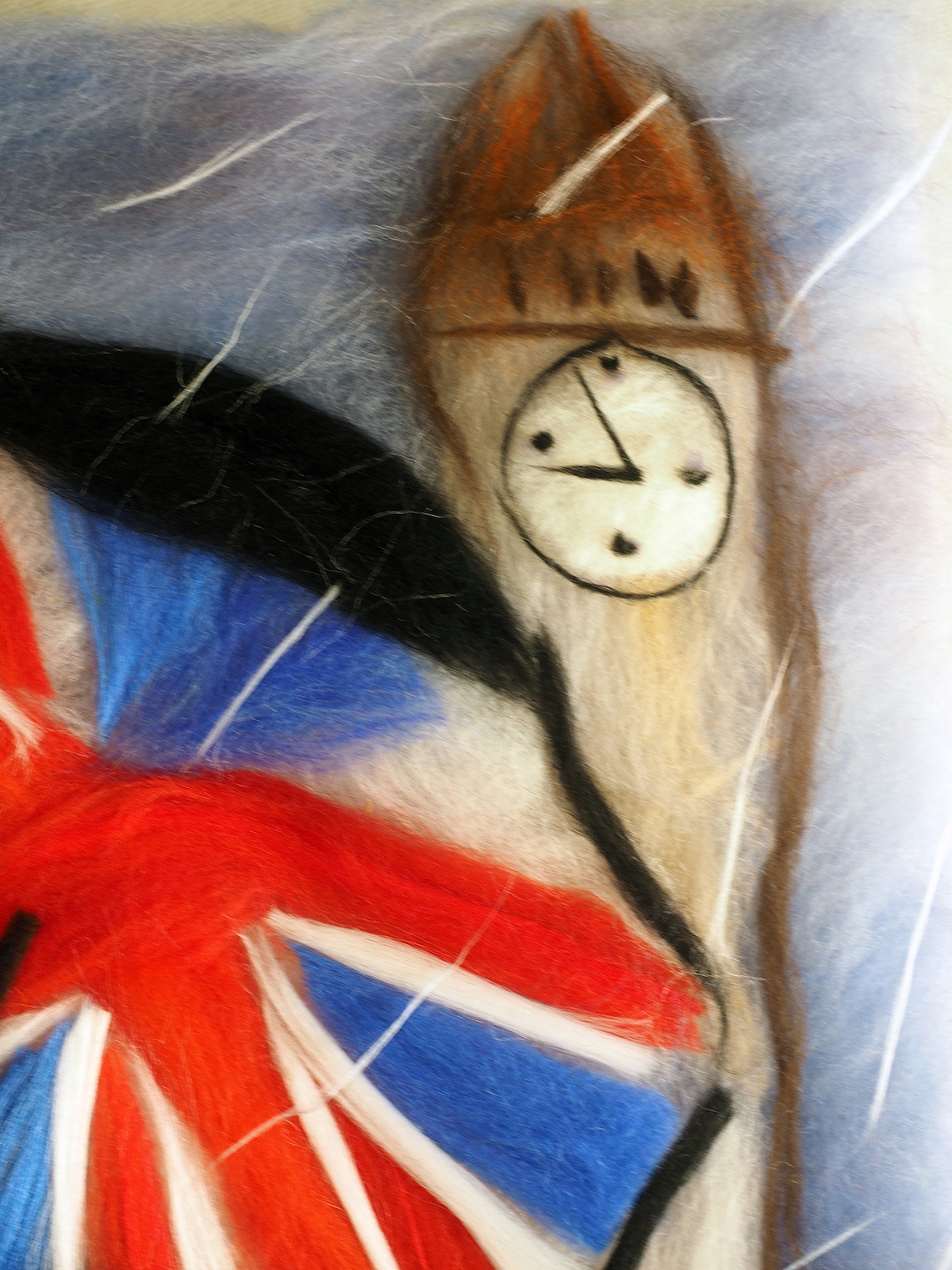 Wool Paintingwoolpictures Wool Art Original Felted - Etsy