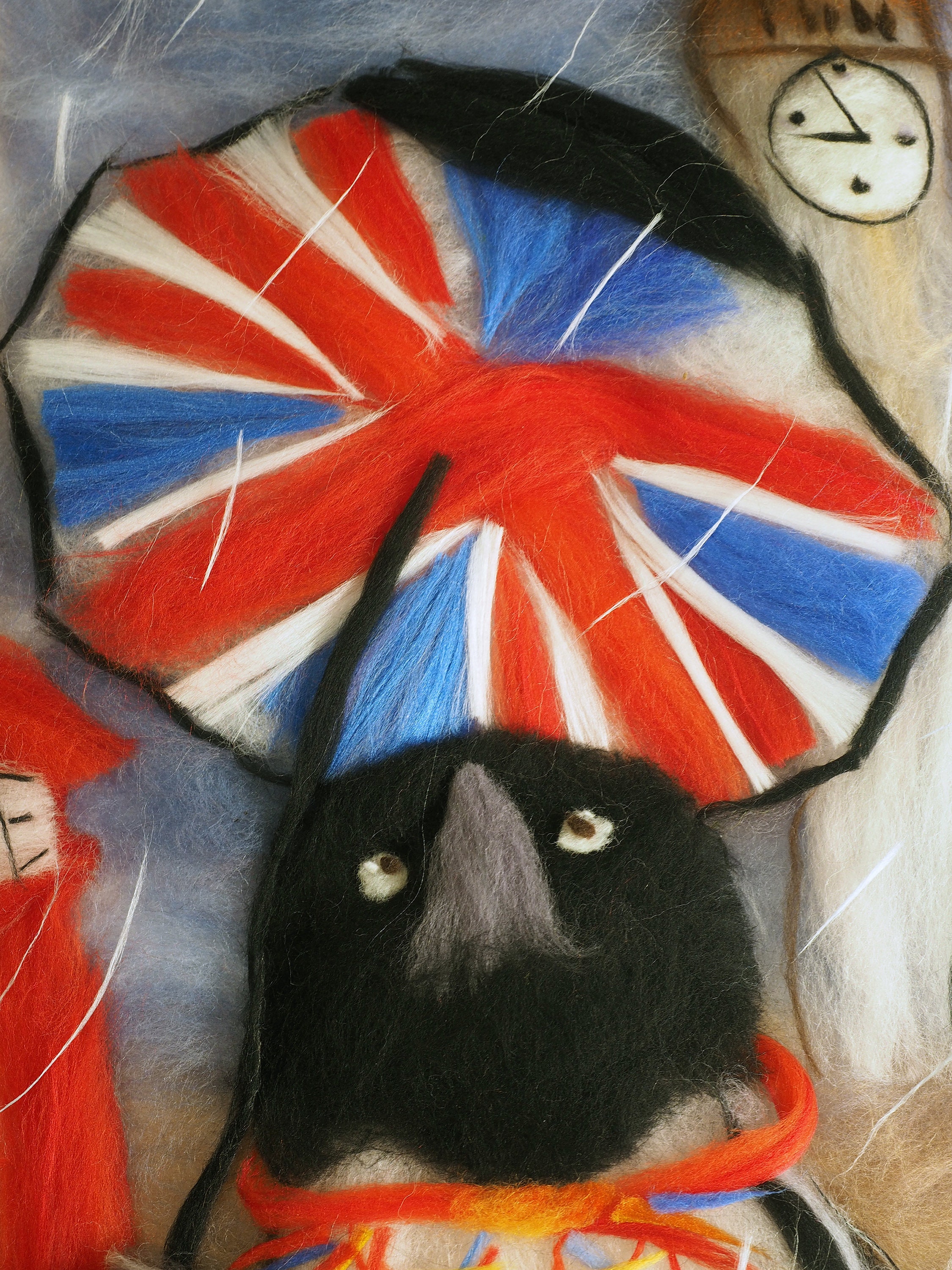 Wool Paintingwoolpictures Wool Art Original Felted - Etsy