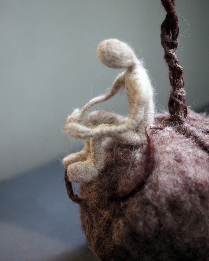 Family Tree, Tree of Life Wall Art,needle Felt, Human, Hope, Thinker ...