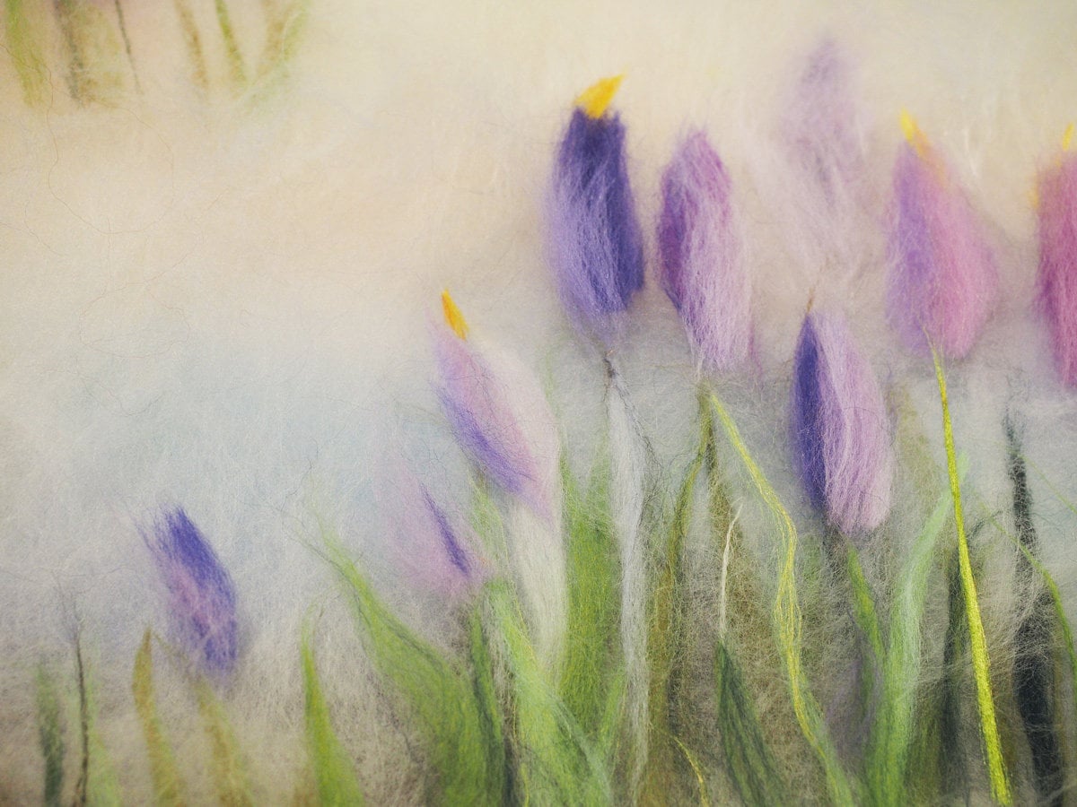 Wool Painting, Wall Art, Handmade Wool Art, Original Felted Painting ...