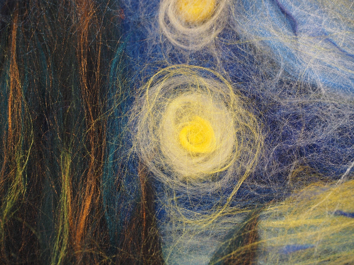 Wool Painting, Wall Art, Handmade Wool Art, Original Felted Painting ...