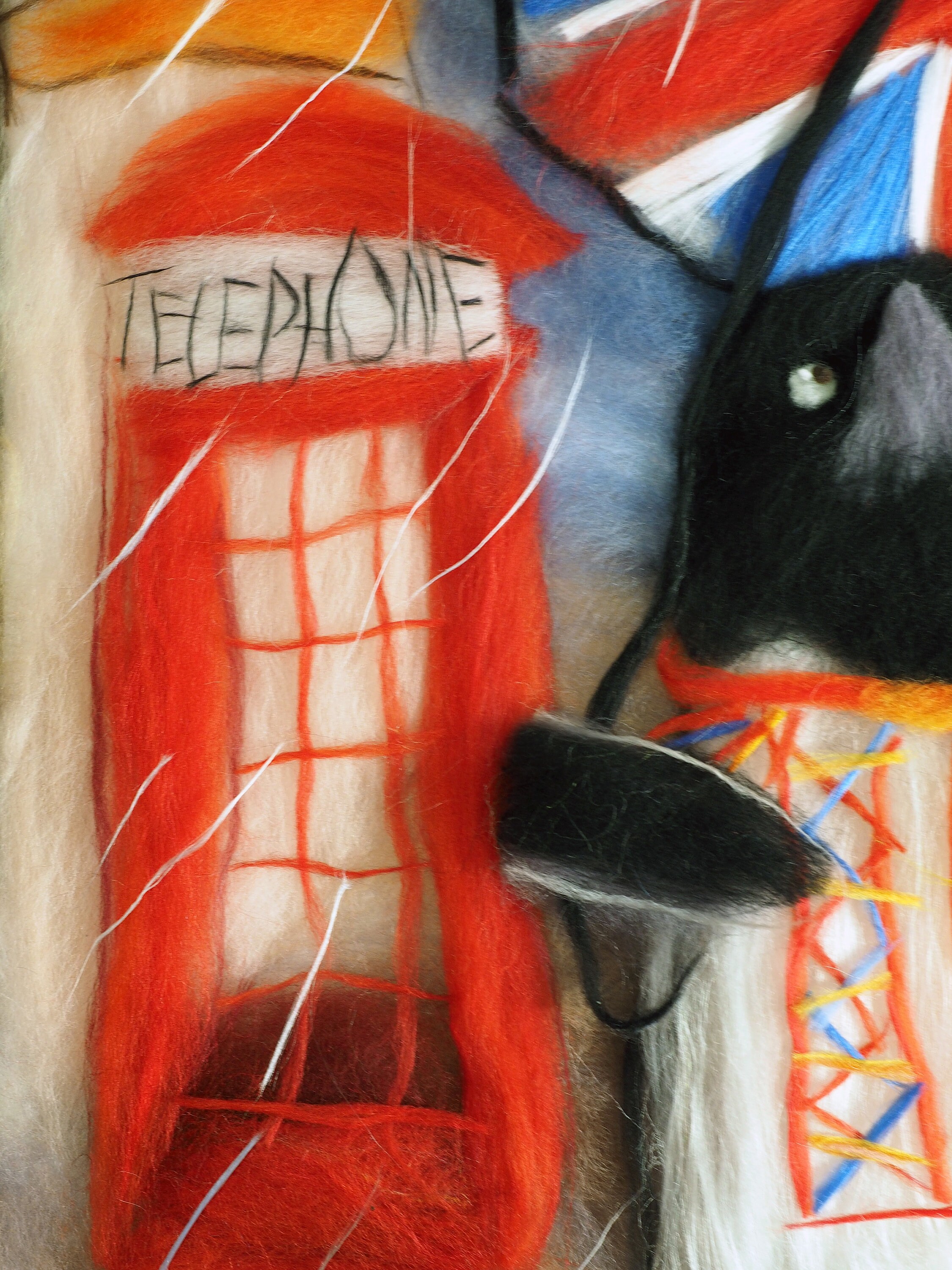 Wool Paintingwoolpictures Wool Art Original Felted - Etsy