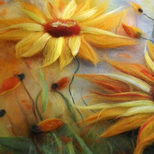 Wool Painting, Wall Art, Handmade Wool Art, Original Felted Painting ...