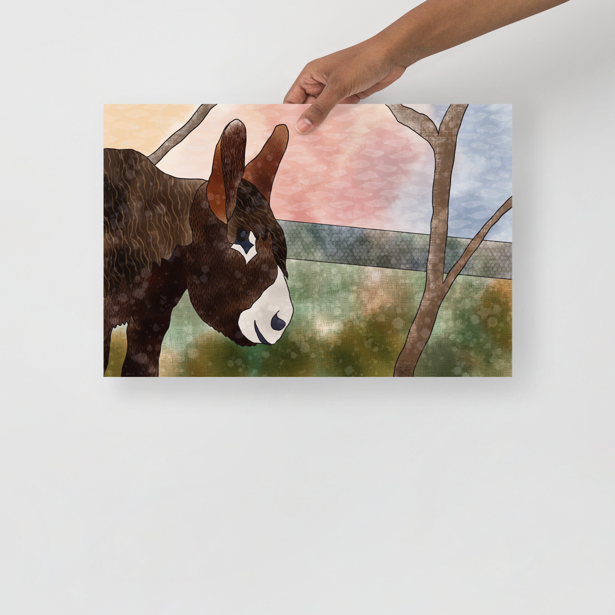 Poitou the Endangered Donkey Poster - Etsy