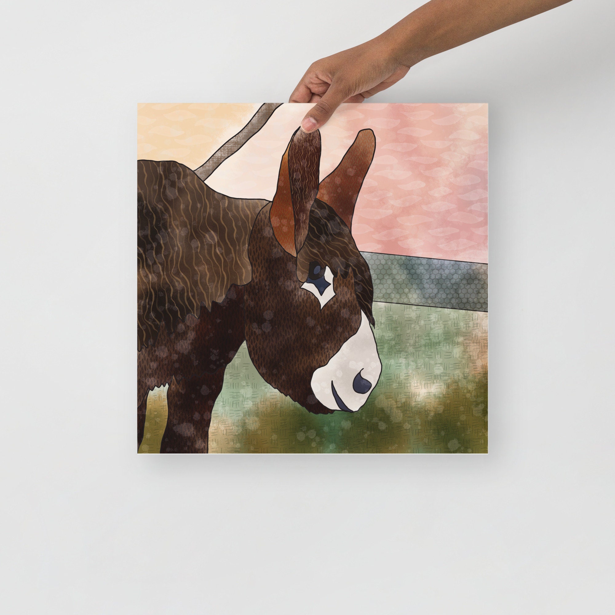 Poitou the Endangered Donkey Poster - Etsy