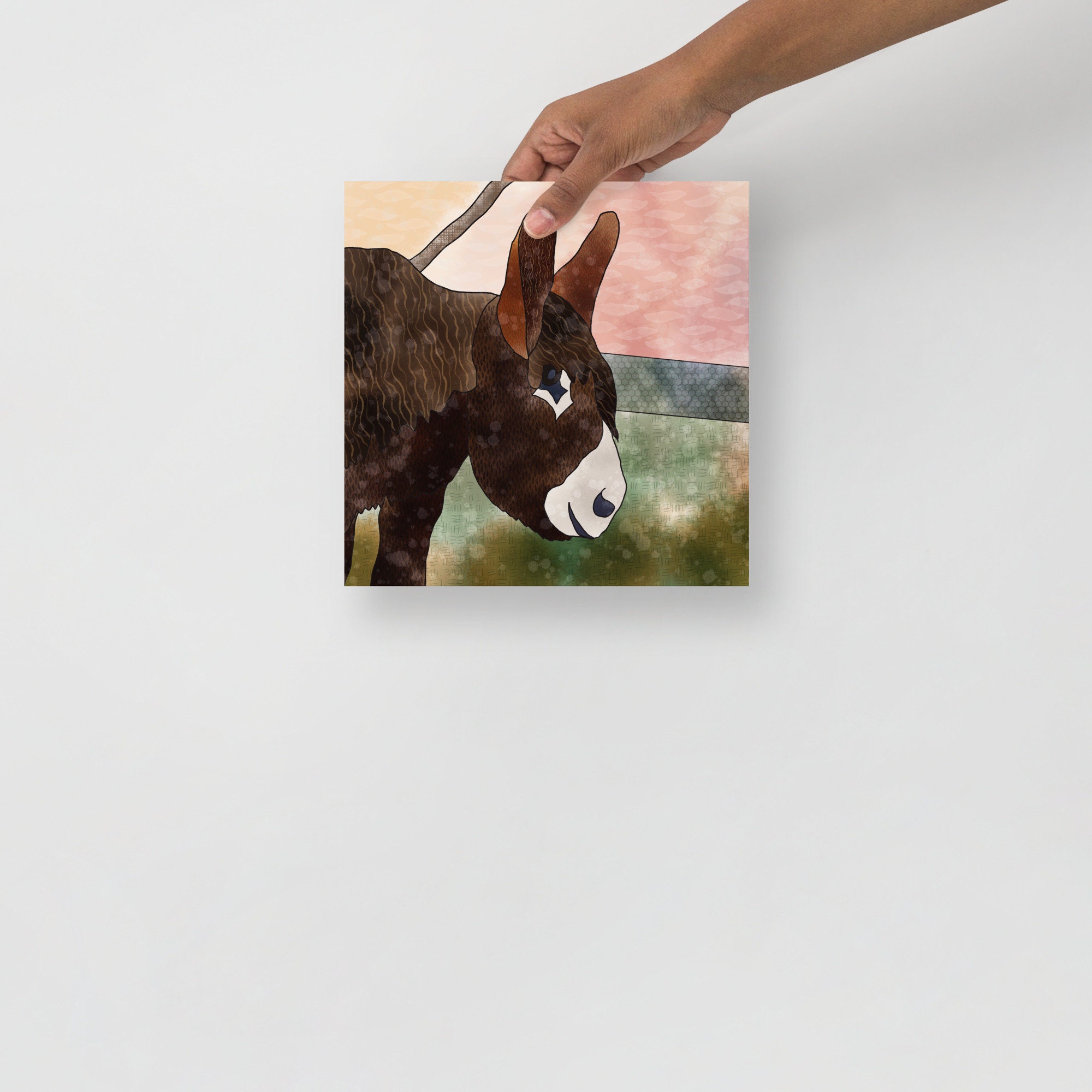 Poitou the Endangered Donkey Poster - Etsy