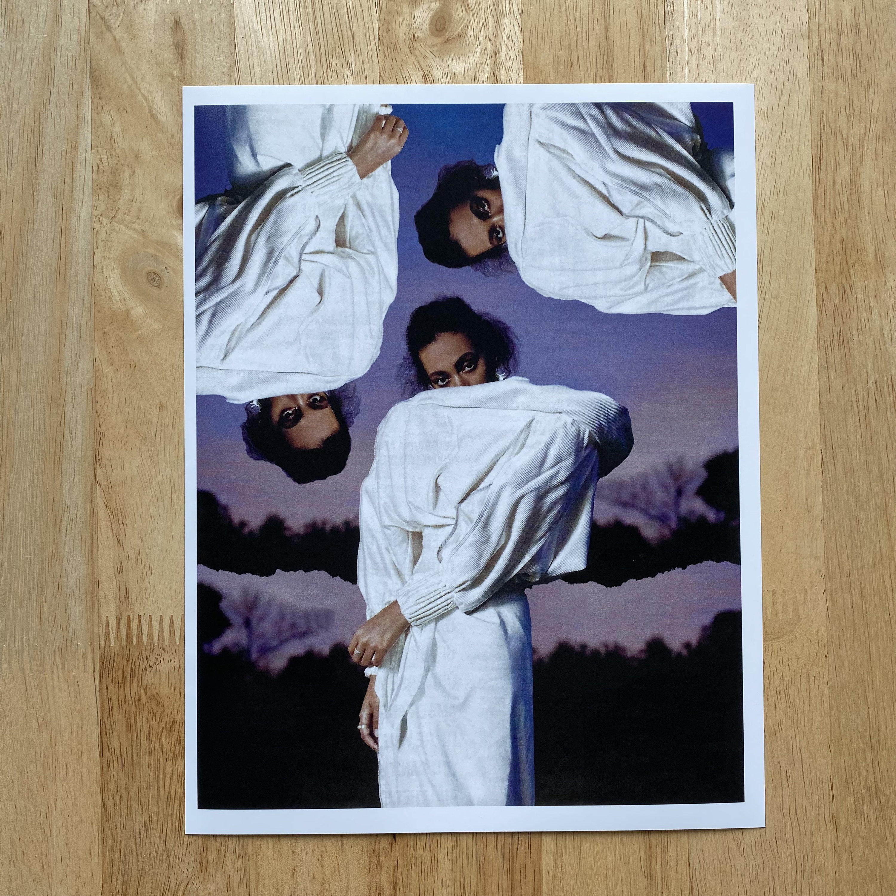 Solange Collage Art Print - Etsy