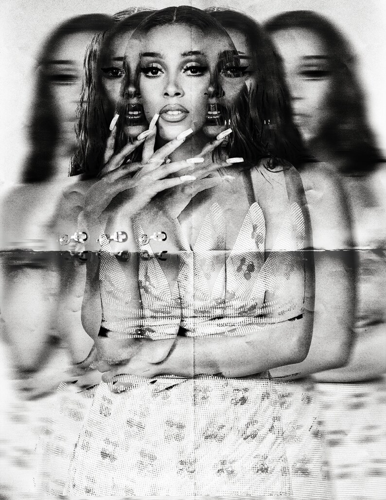 Doja Cat Collage Art Print - Etsy