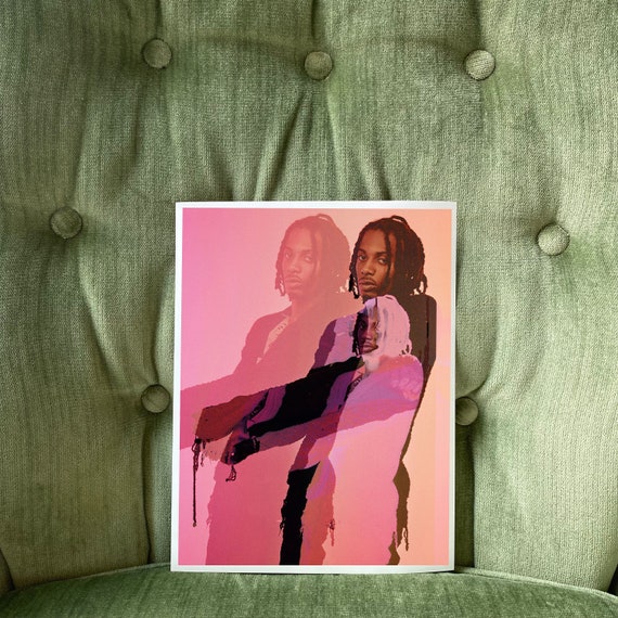 Playboi Carti Collage Art Print | Etsy