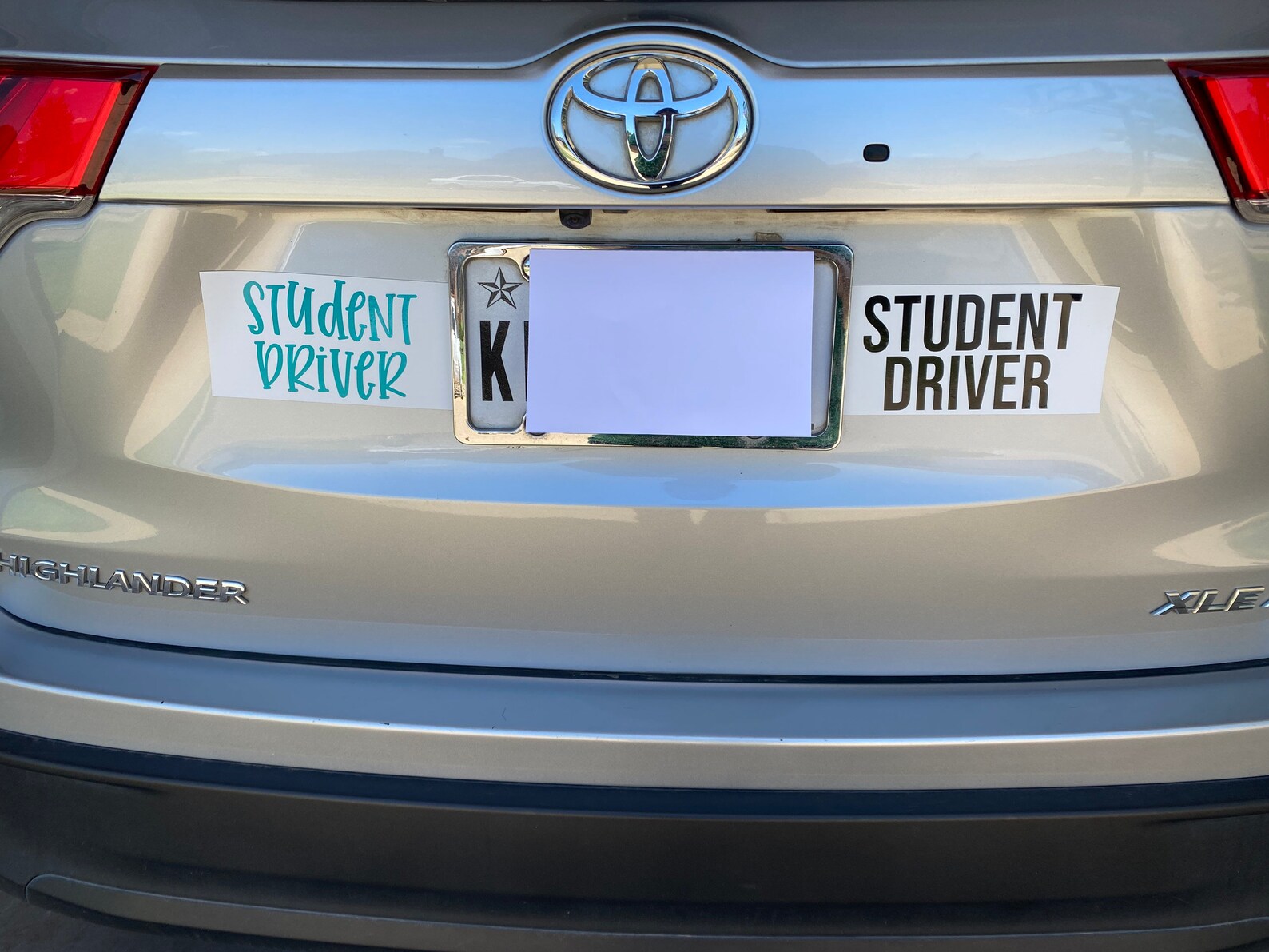 Student Driver Magnet set of 2 New Driver Car Magnet | Etsy