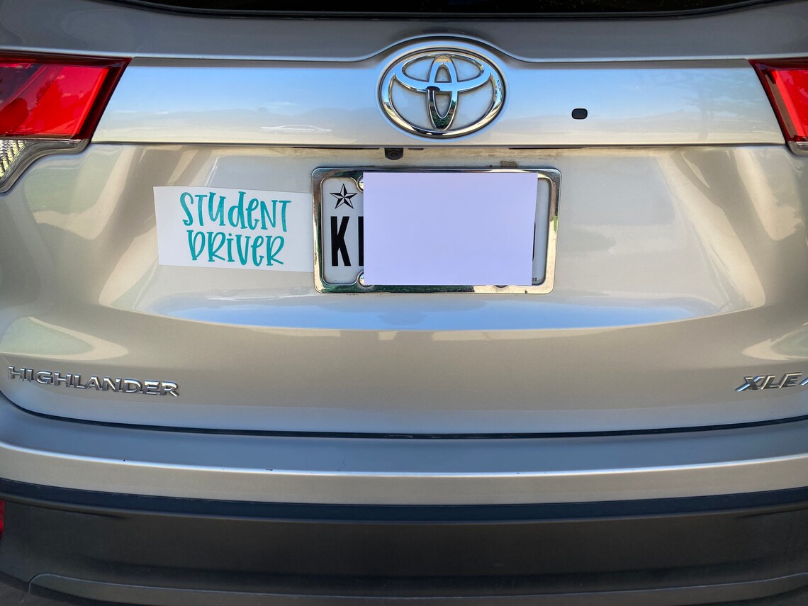 Student Driver Magnet set of 2 New Driver Car Magnet | Etsy