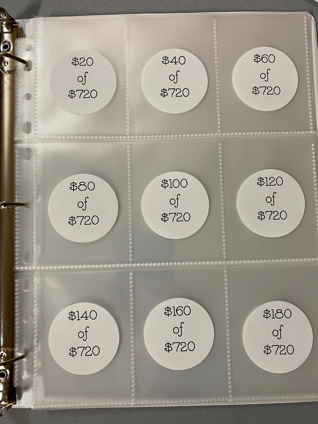 20 Dollar Savings Challenge Full-size Savings Binder Budget - Etsy